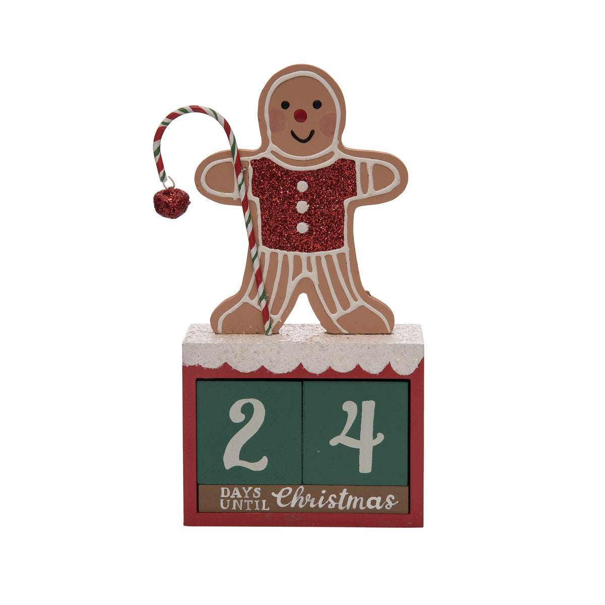 MDF Gingerbread Christmas Countdown S/3 – Transpac Brands