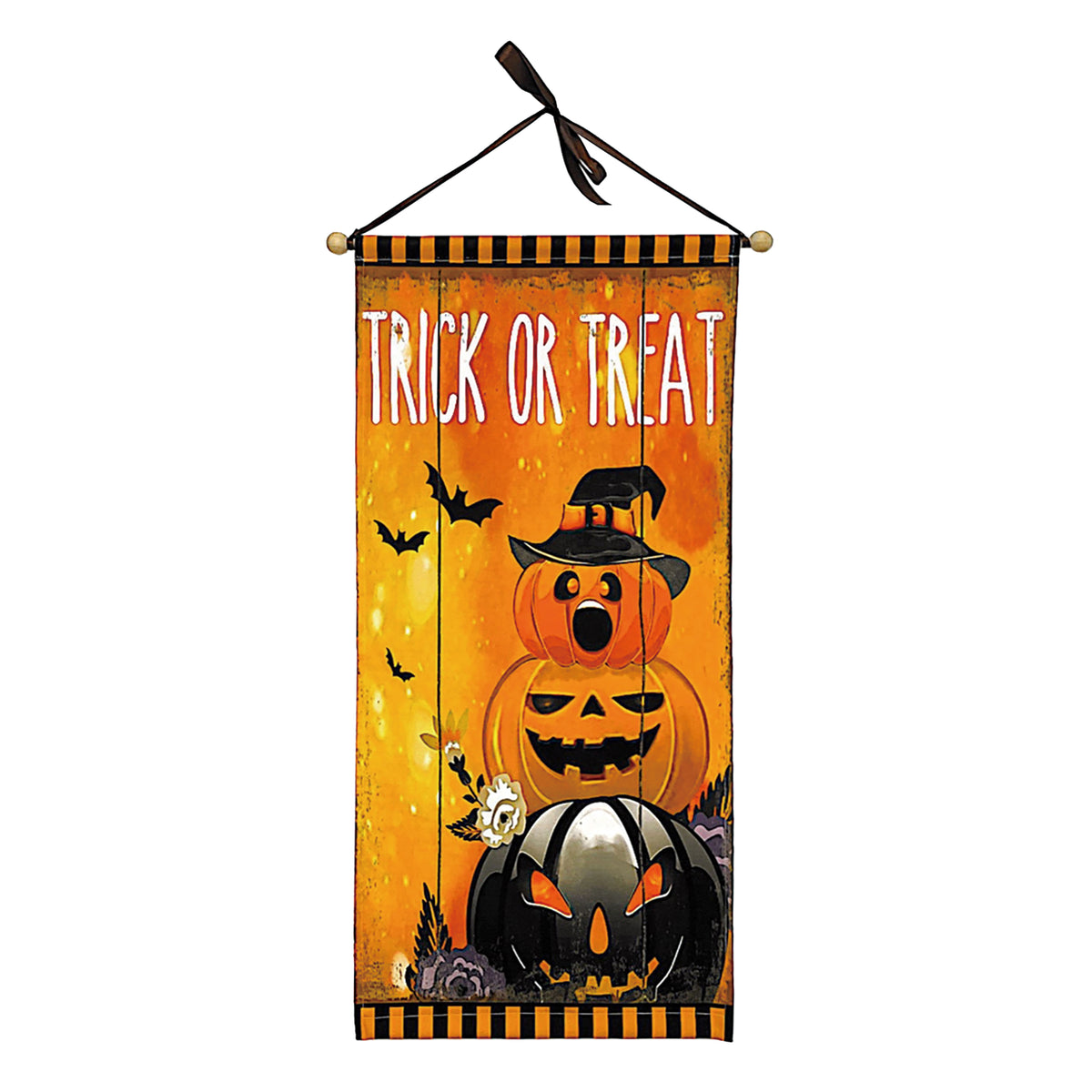 30"LED Fabric Pumpkin Banner – Transpac Brands