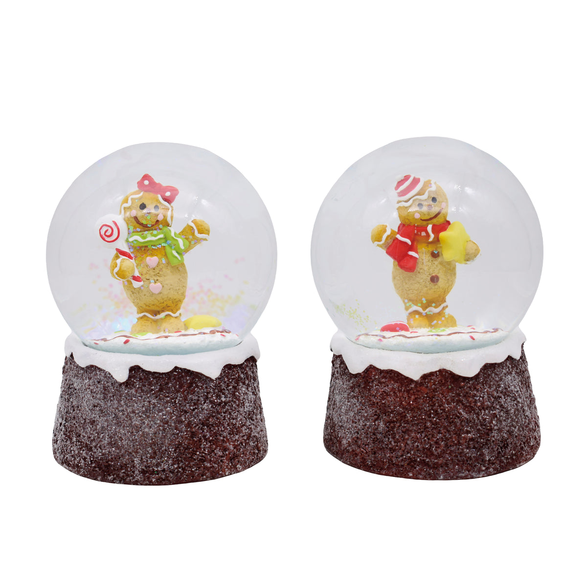 Res Gingerbread Snow Globes 2 Asst – Transpac Brands