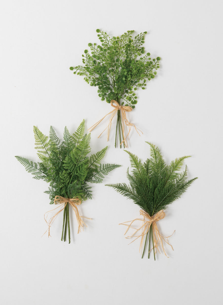 Fern Bush (Assortment of 3) – Transpac Brands