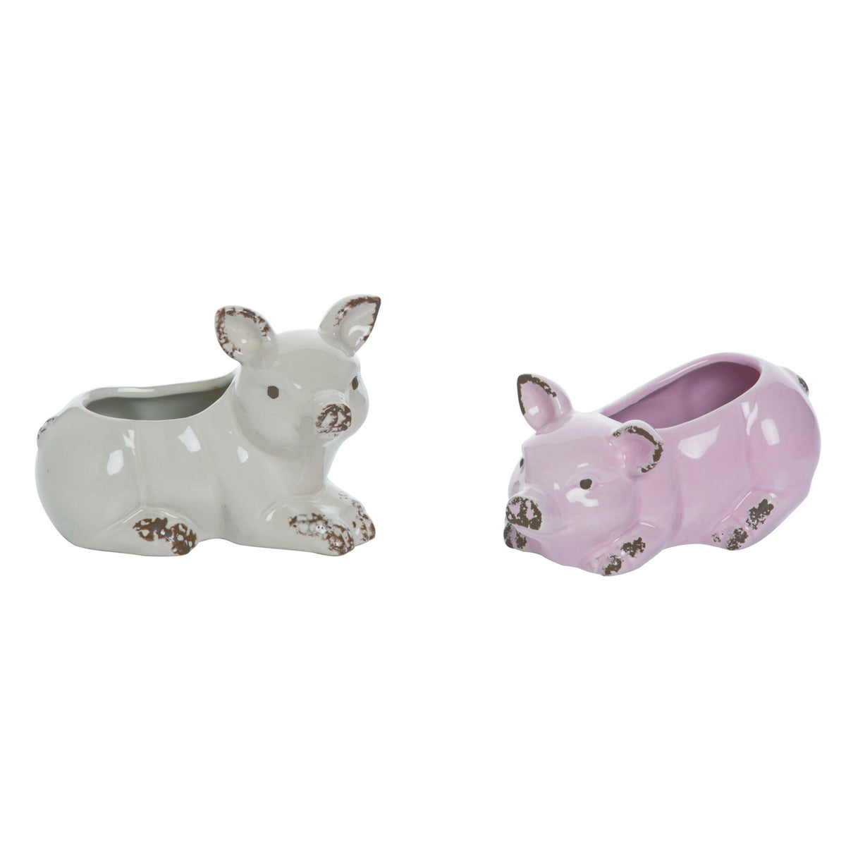 Cer Pig Container 2 Asst – Transpac Brands