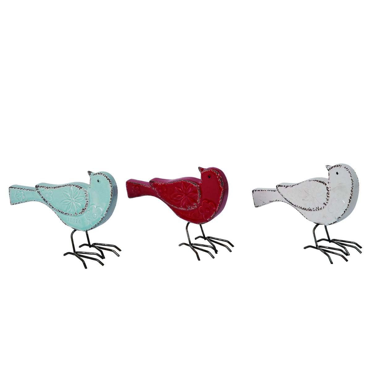 Cer Flower Bird Decor 3 Asst – Transpac Brands