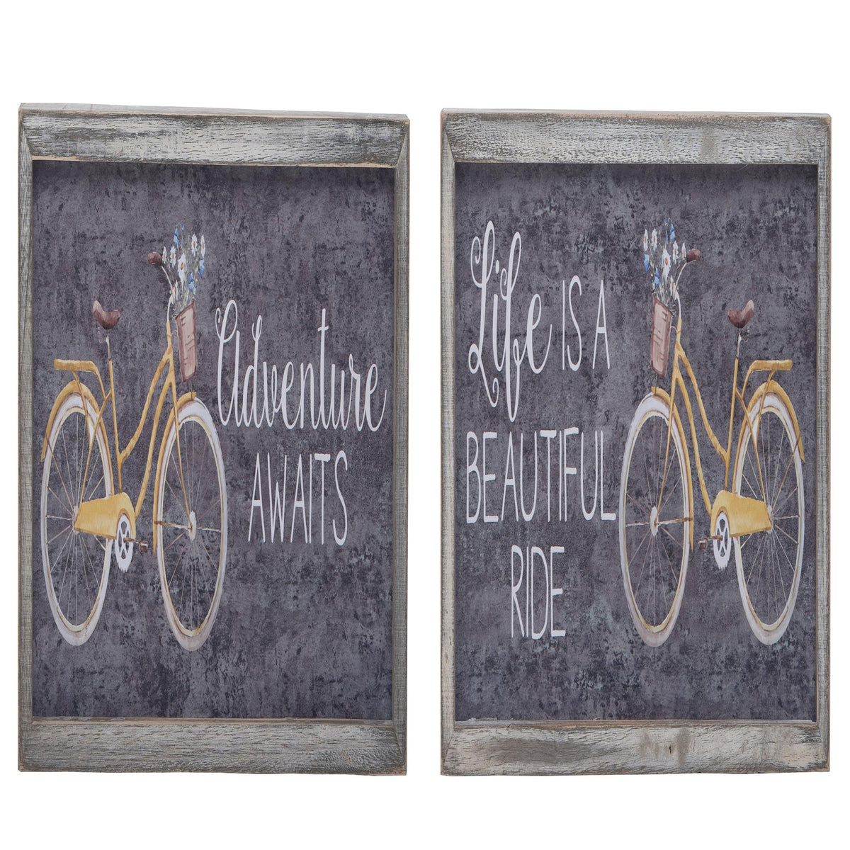 MDF Enjoy The Ride Sign 2 Asst – Transpac Brands