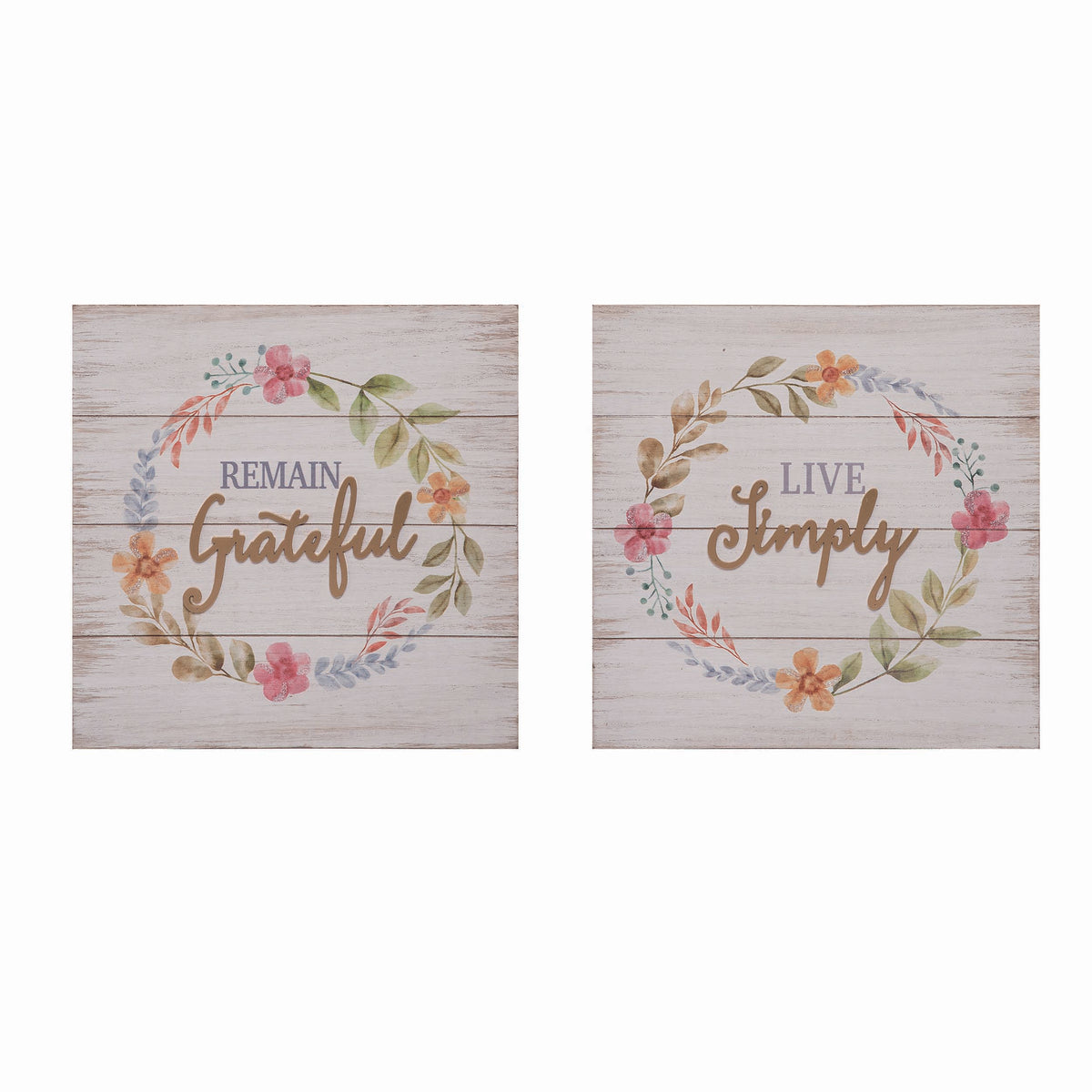 MDF Dimensional Simplicity Décor 2 Asst – Transpac Brands