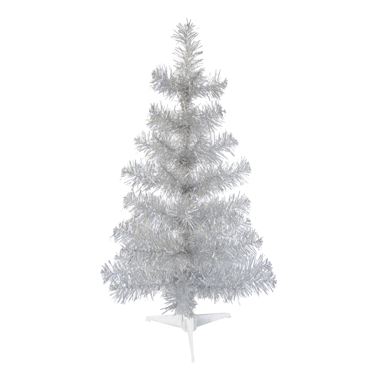 Sm Silver Tinsel Mini Tree – Transpac Brands