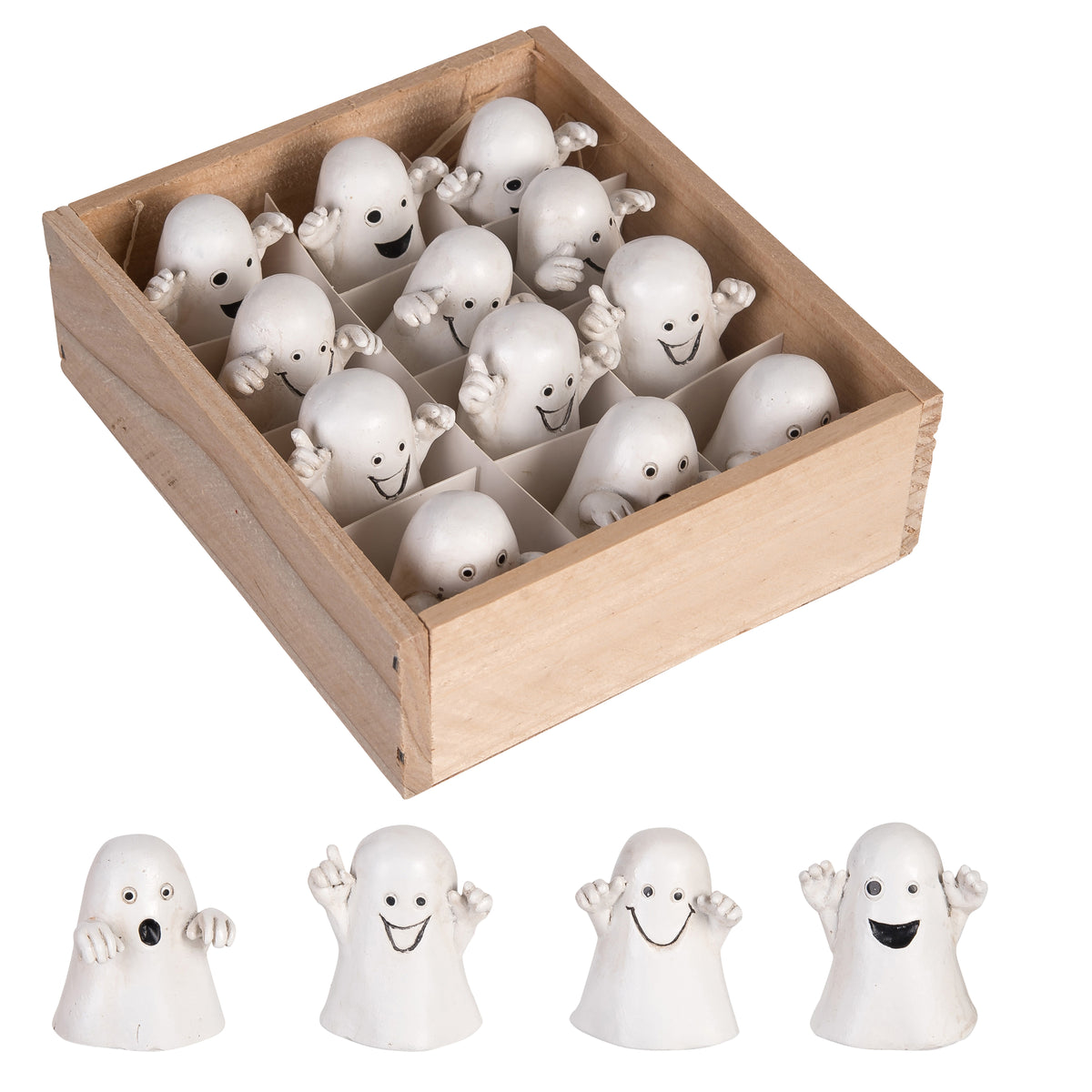 Res Mini Ghosts In Box S/12 – Transpac Brands
