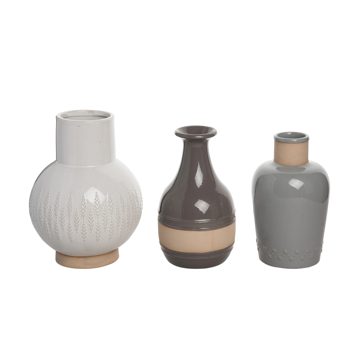 Stoneware Vase S/3 – Transpac Brands