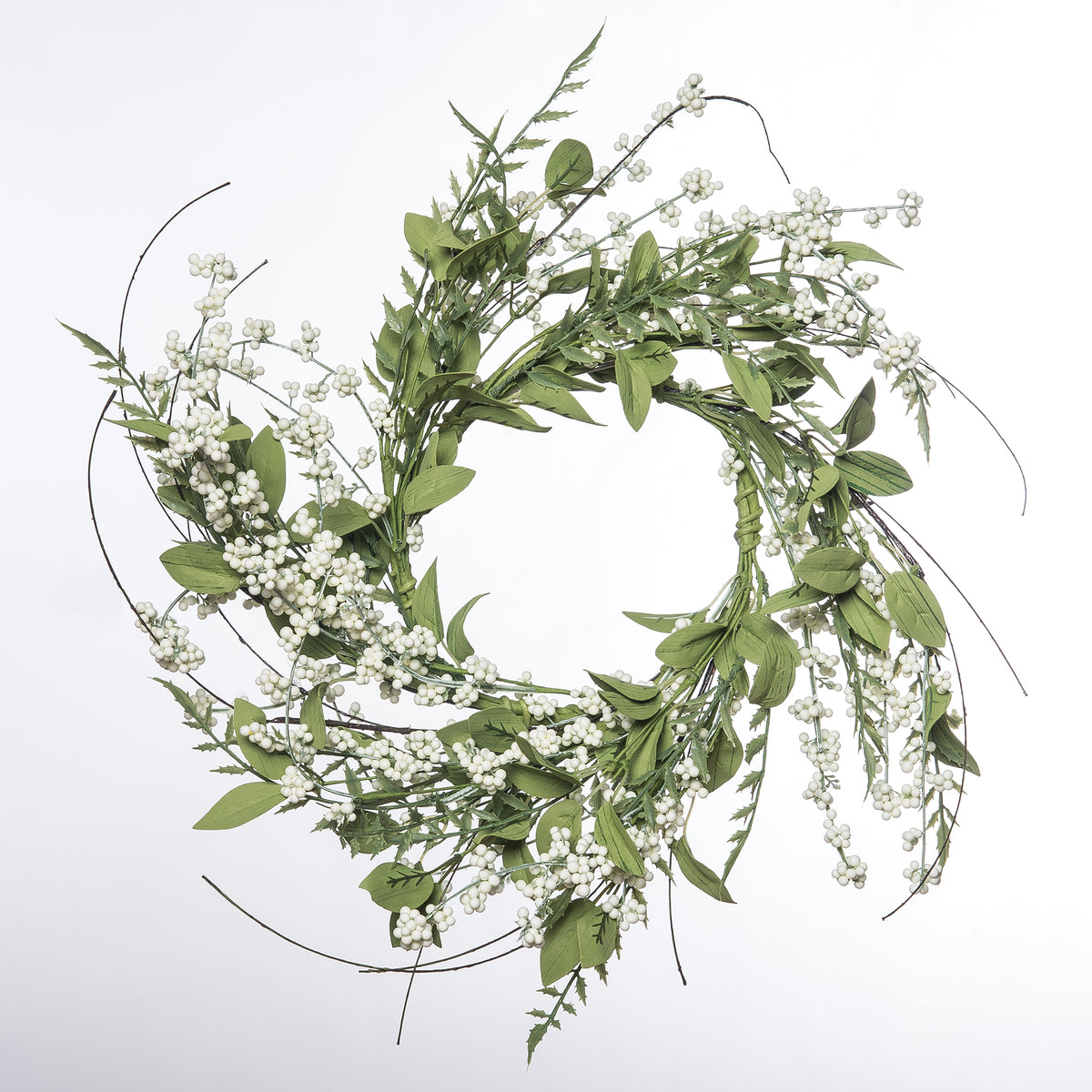 6.5" LEAF/BERRY ACCENT RING – Transpac Brands