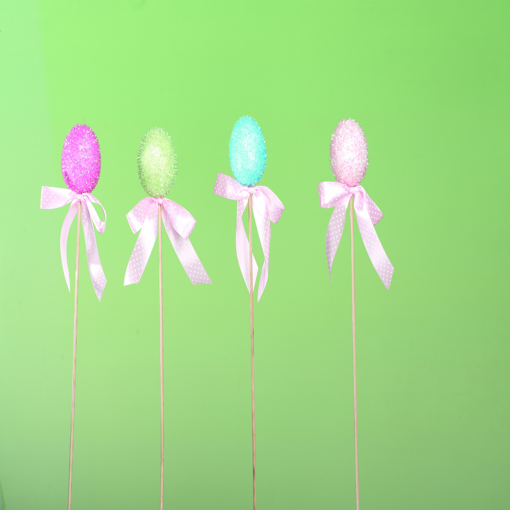 Sm Styro Glitter Egg Pick 4 Asst – Transpac Brands