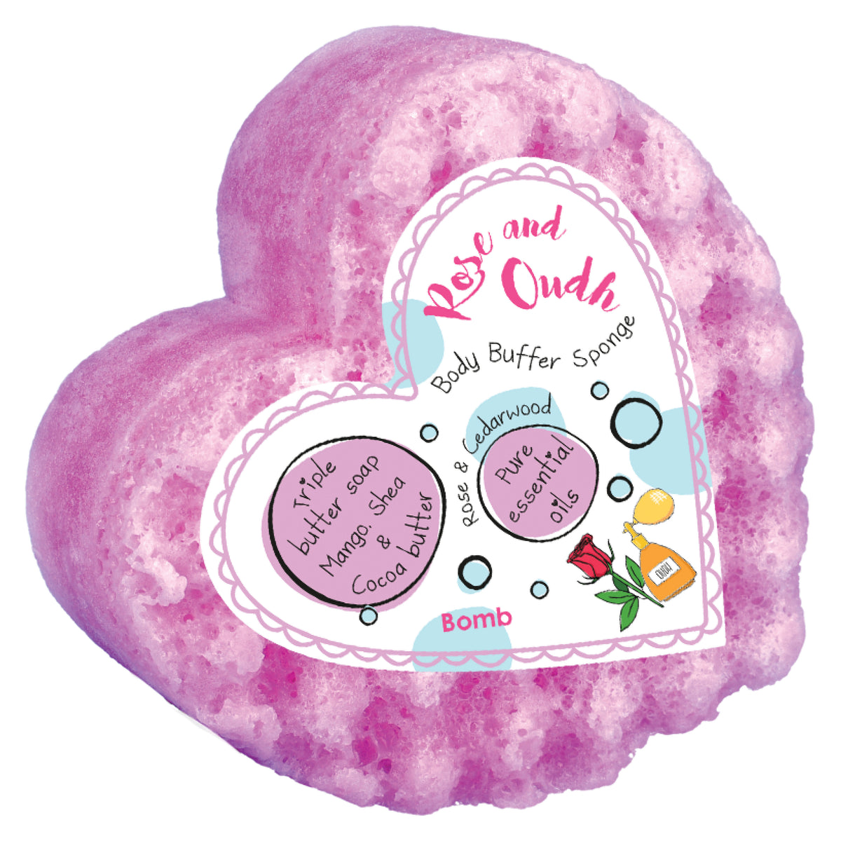 Rose & Oudh Body Buffer – Transpac Brands