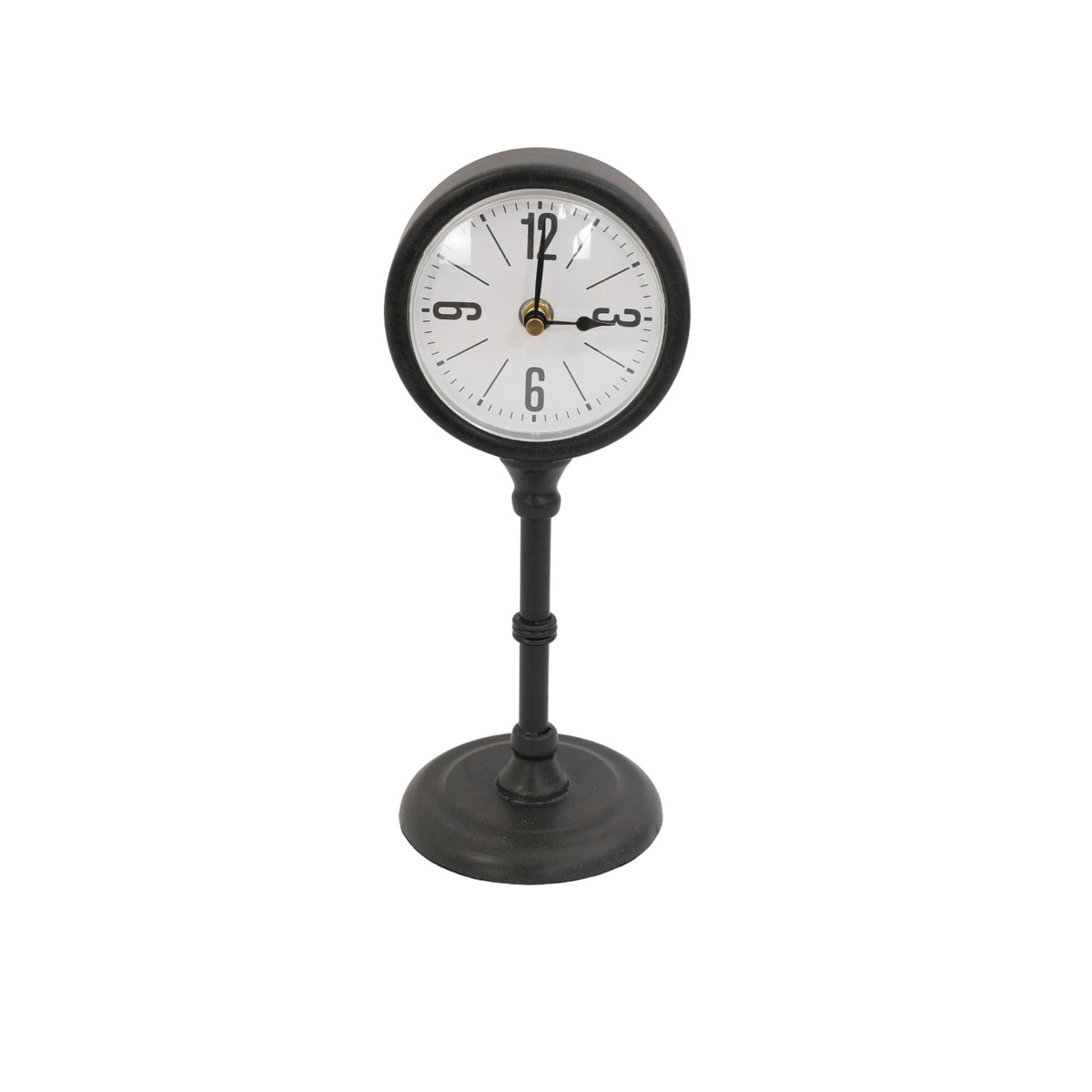 Towne Metal Pedestal Table Clock – Transpac Brands