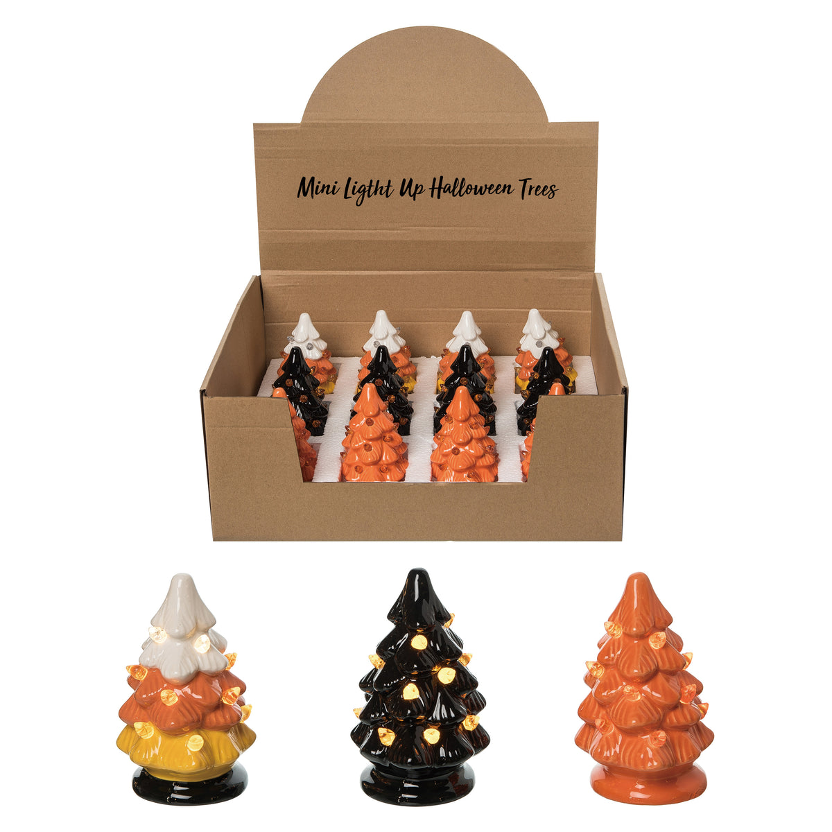 Dol Light Up Halloween Trees In Display S/12 – Transpac Brands