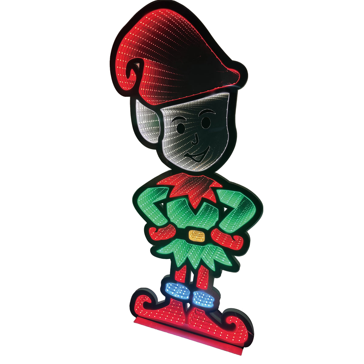 24" Infinity Standing Elf With Wooden Base – Transpac Brands