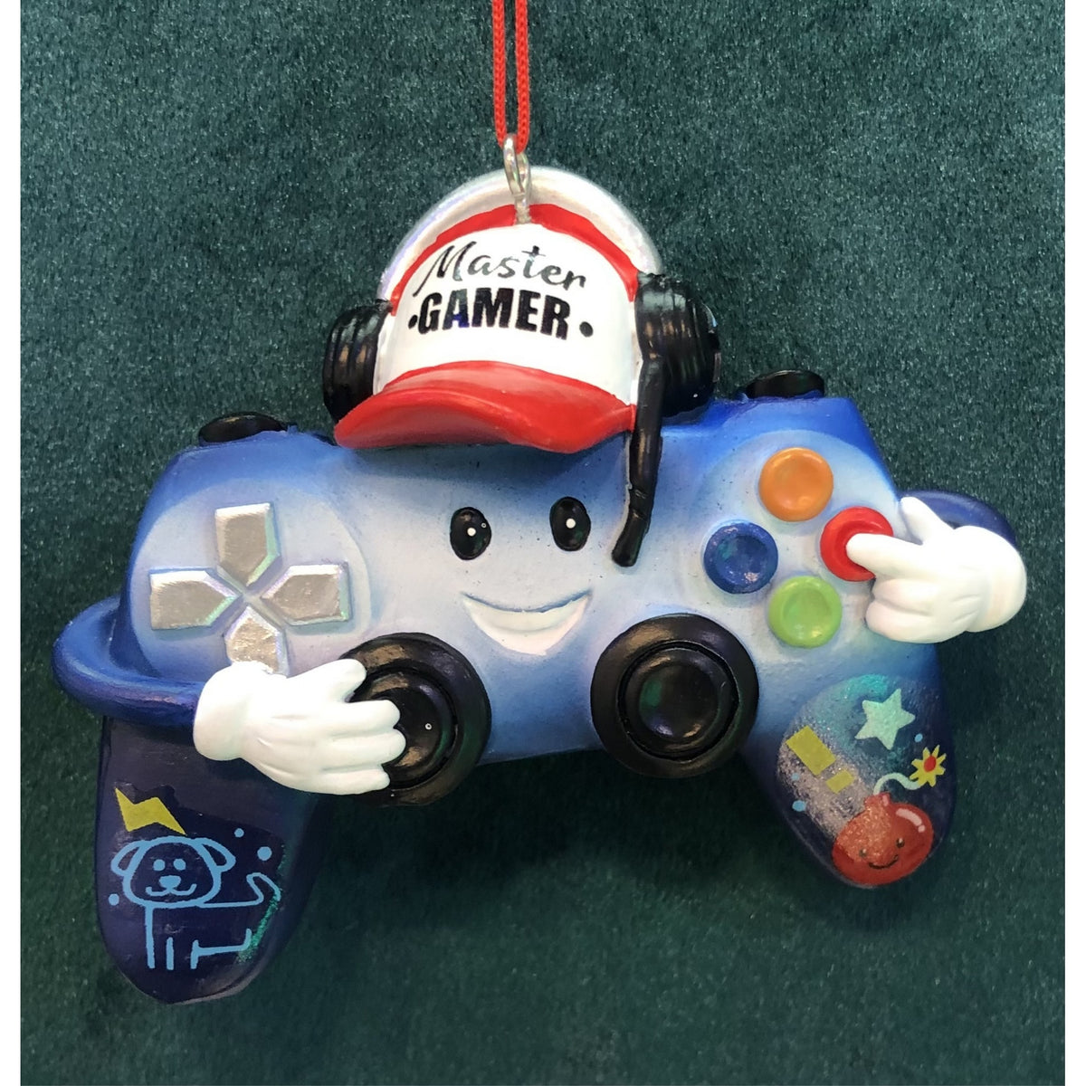 3.375x1.25x2.75IN RESIN MASTER GAMER HANGING ORN – Transpac Brands