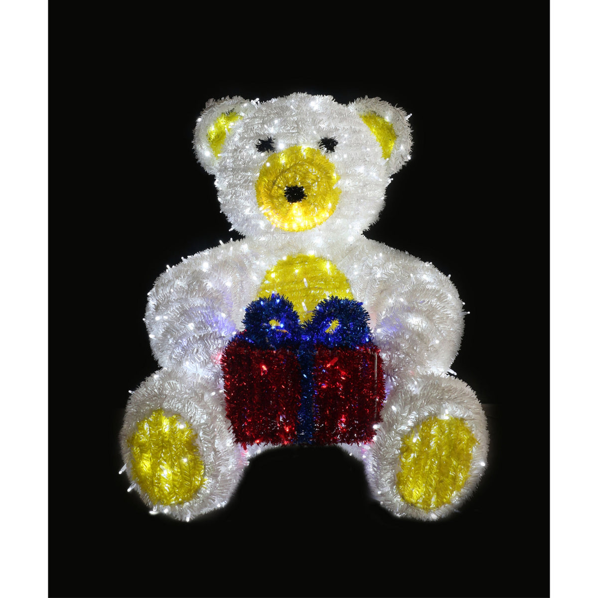 47IN LITE UP 3D BEAR - PVC/ ALUMINUM FRAME – Transpac Brands