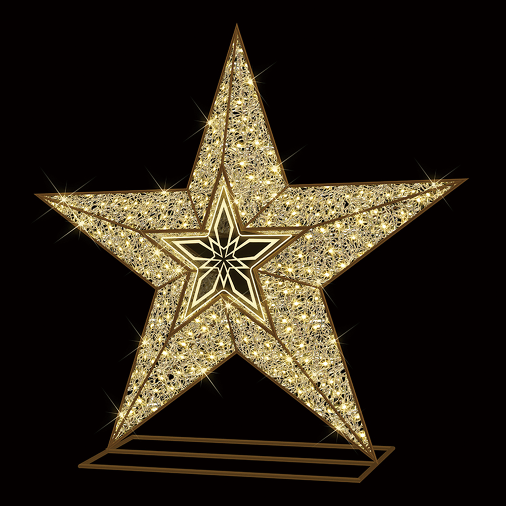 79" 120V Rope Light/ String Light Star – Transpac Brands