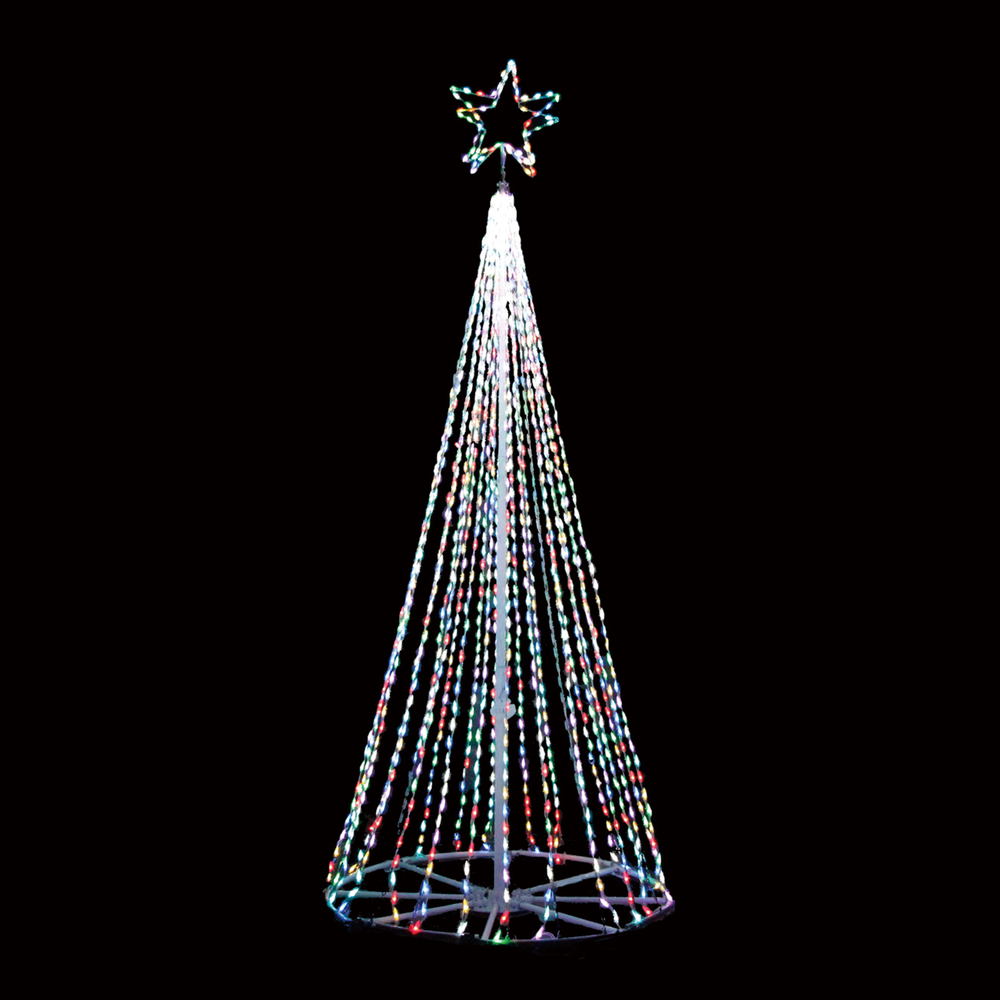 10.5' RGB Color Changing LED Tree 1057 LED – Transpac Brands