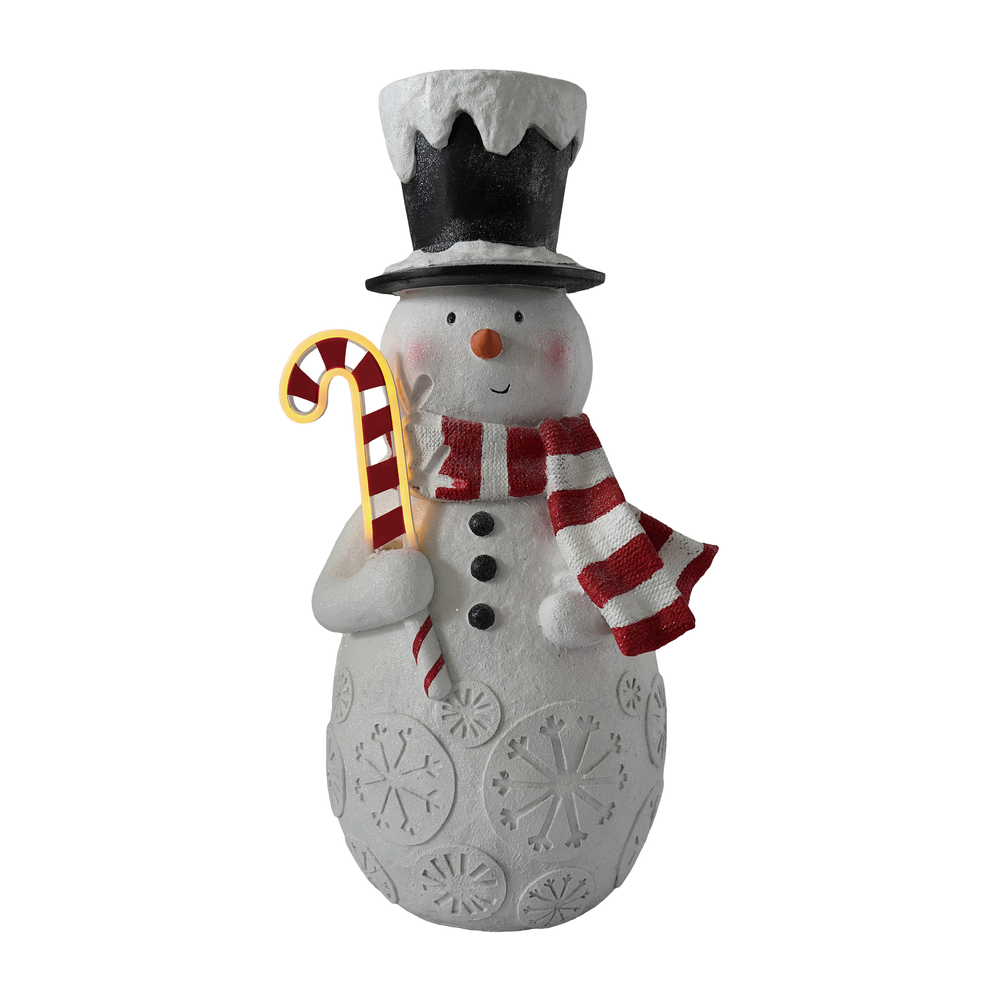 25" Mgo Snowman W/LED Snowflake – Transpac Brands