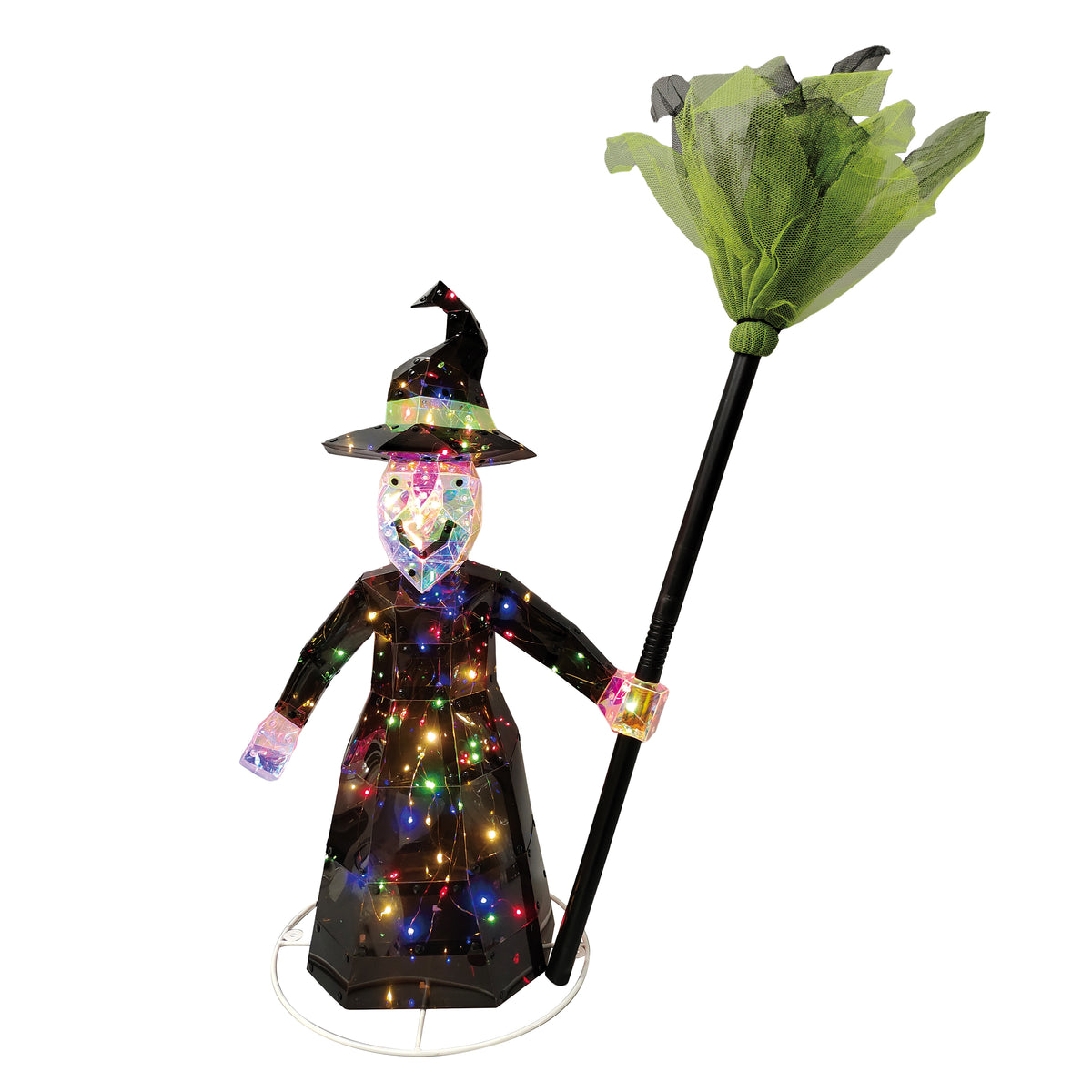 25" PET Iridescent WITCH LED dОcor W/ Moving Eyes – Transpac Brands