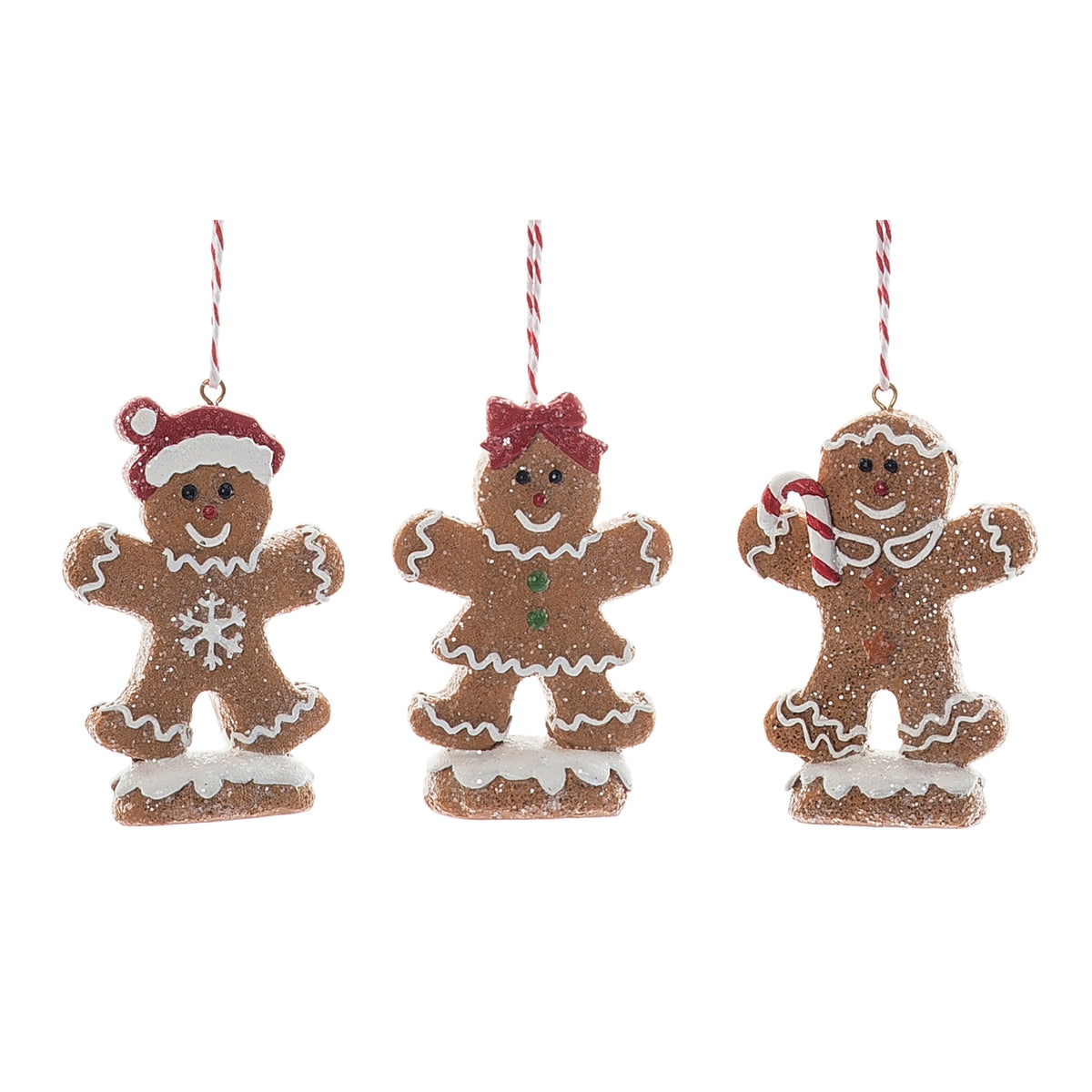 Res Gingerbread Cookie Fig Orn S/3 – Transpac Brands