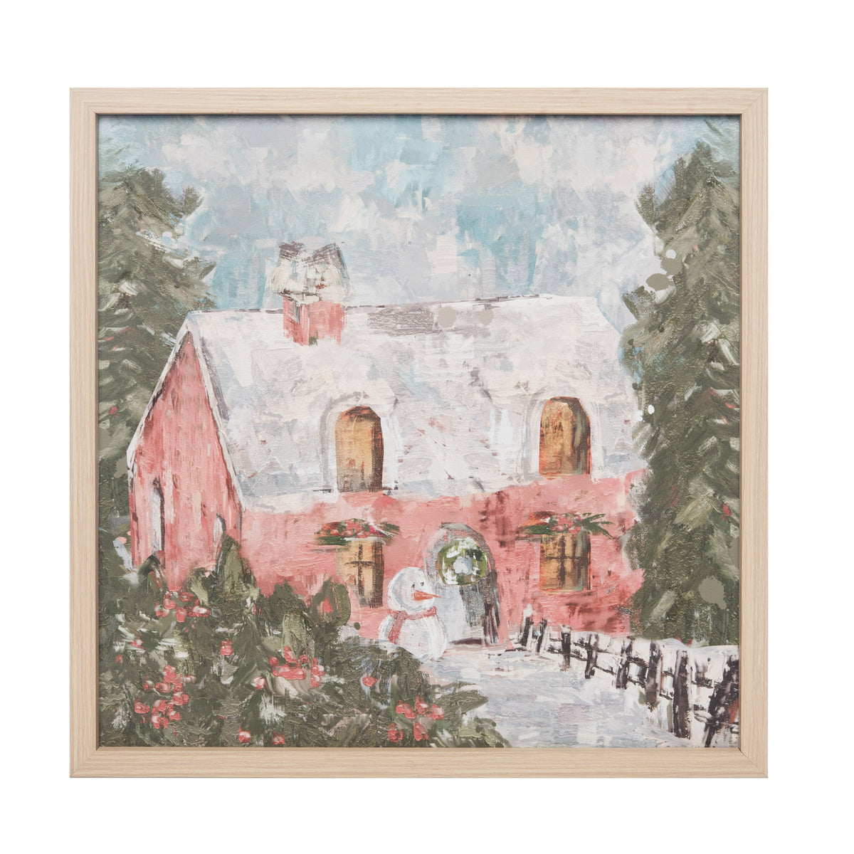 MDF Holiday Cottage Wall Decor – Transpac Brands