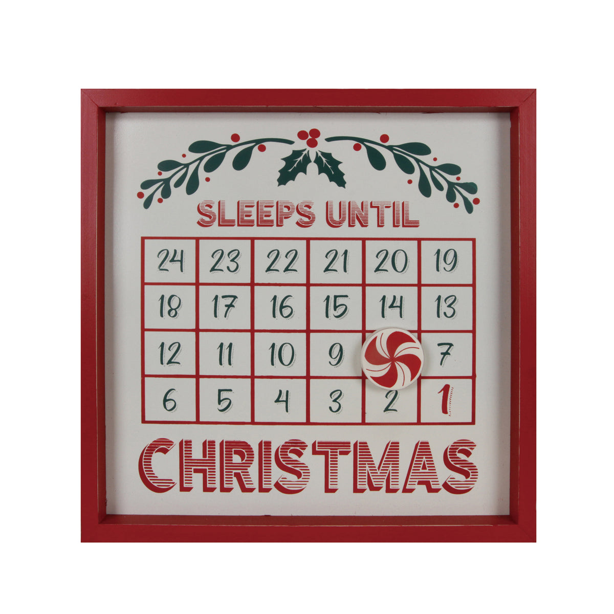 Wood/Metal Magnetic Countdown Decor w/Magnet – Transpac Brands