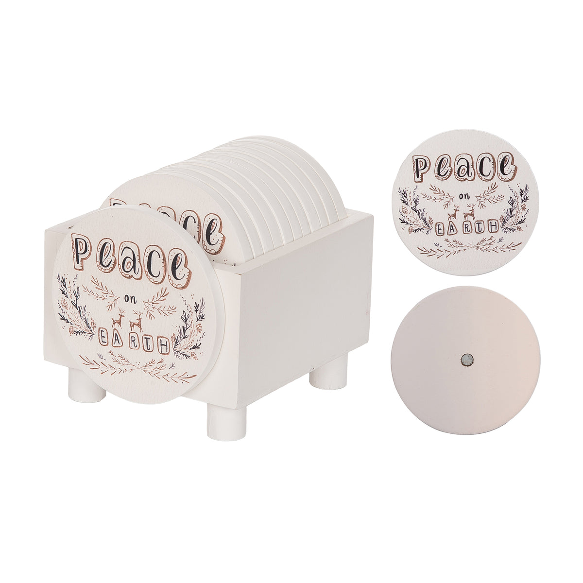 MDF Ditsy Peace Magnets,1 Design,12 in Crate – Transpac Brands