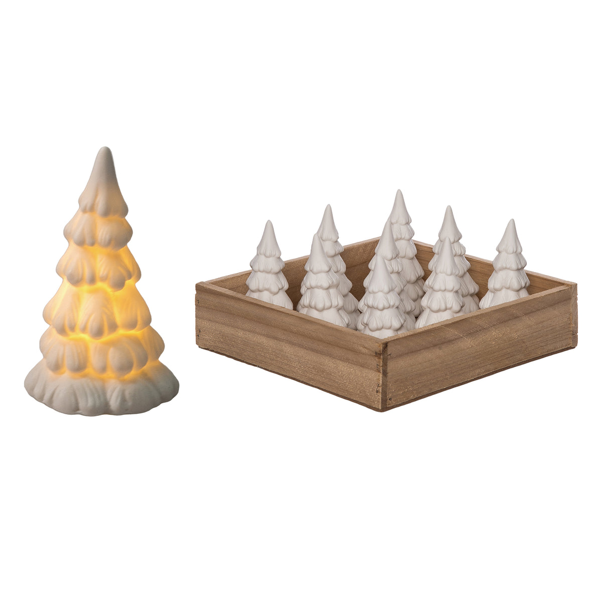 Mini Dol Light Up LED Tree, 1 Design,9 each In Crate – Transpac Brands