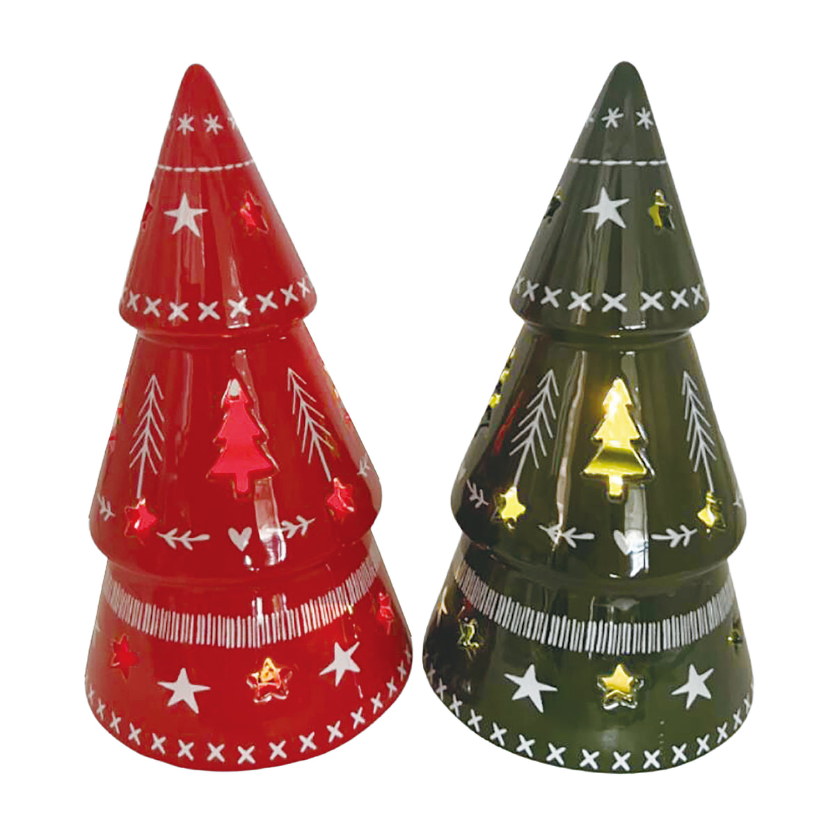 Dol Light Up Pattern Tree 2 Asst – Transpac Brands