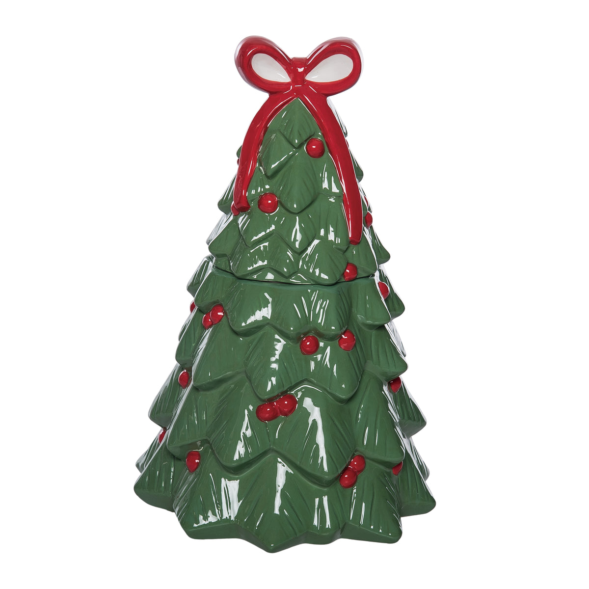 Cer Cookie Jar Holiday Tree – Transpac Brands