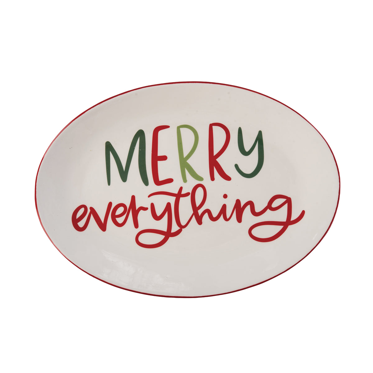 Cer Platter Merry Everything – Transpac Brands