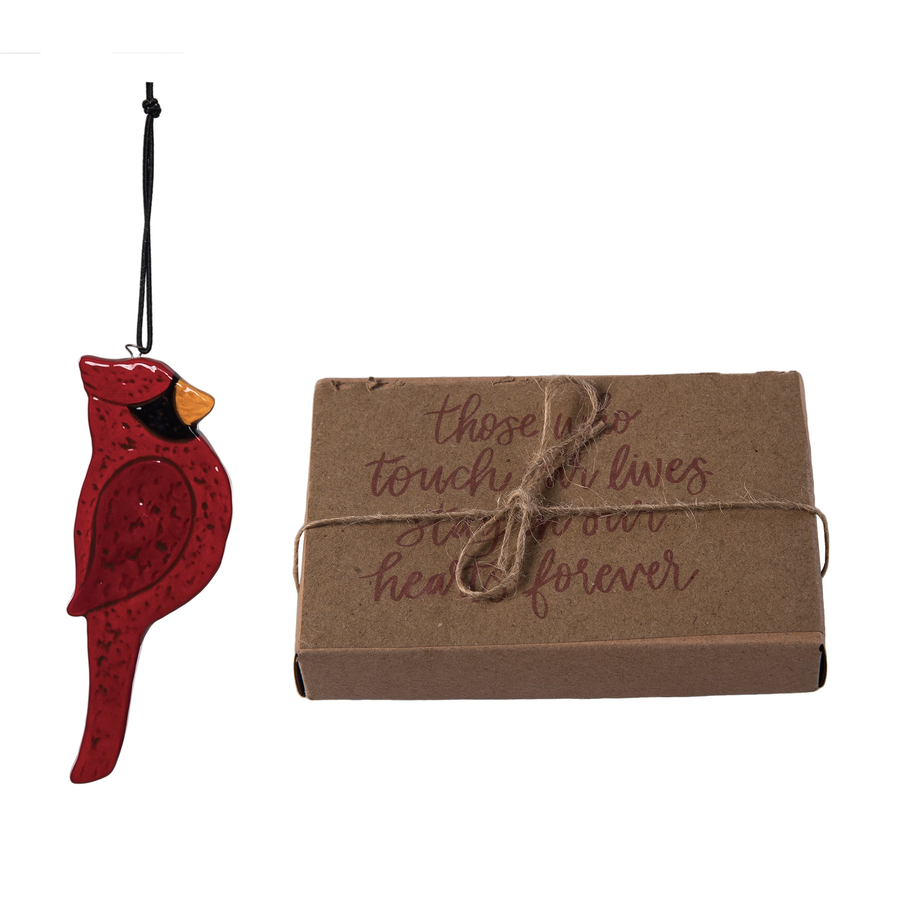 Cer Cardinal Shape Orn in Box – Transpac Brands