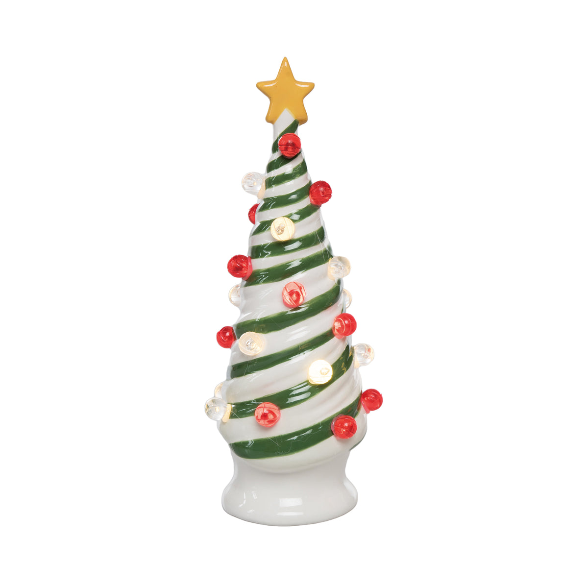 Small Cer LED Stripe Tree – Transpac Brands