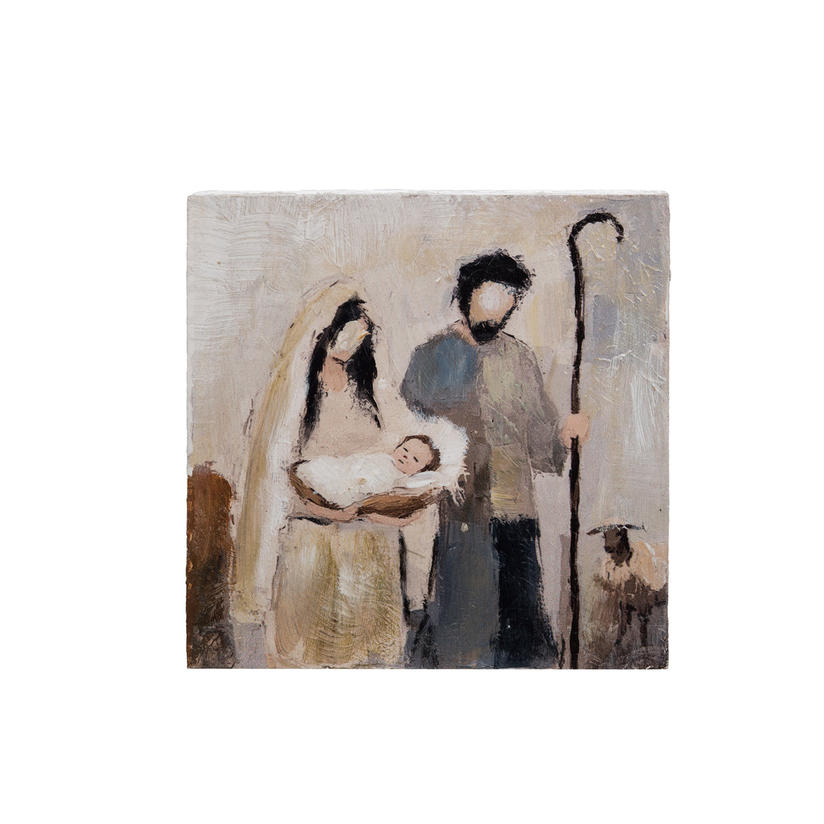 MDF Hand Painted Holy Family Block – Transpac Brands