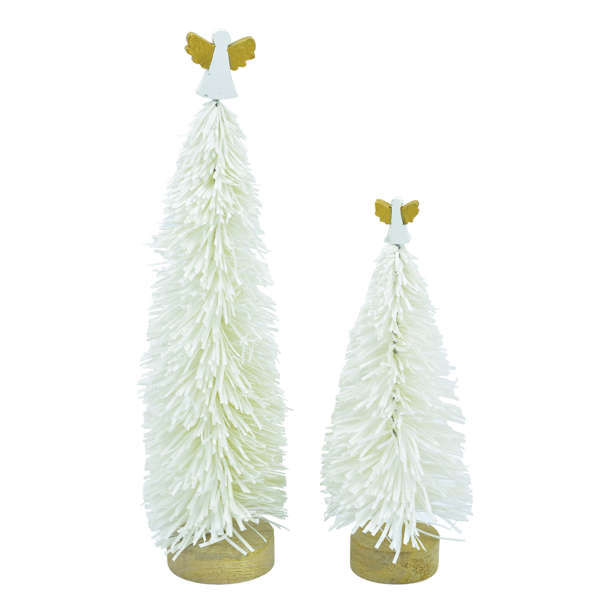 Paper Trees White w/Angel Topper S/2 in Box – Transpac Brands