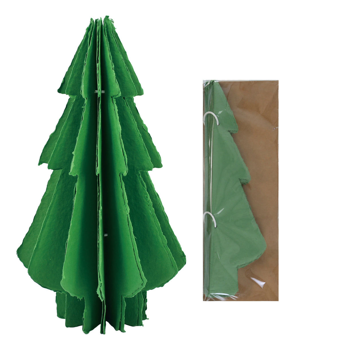 Paper Folding Tree Green – Transpac Brands