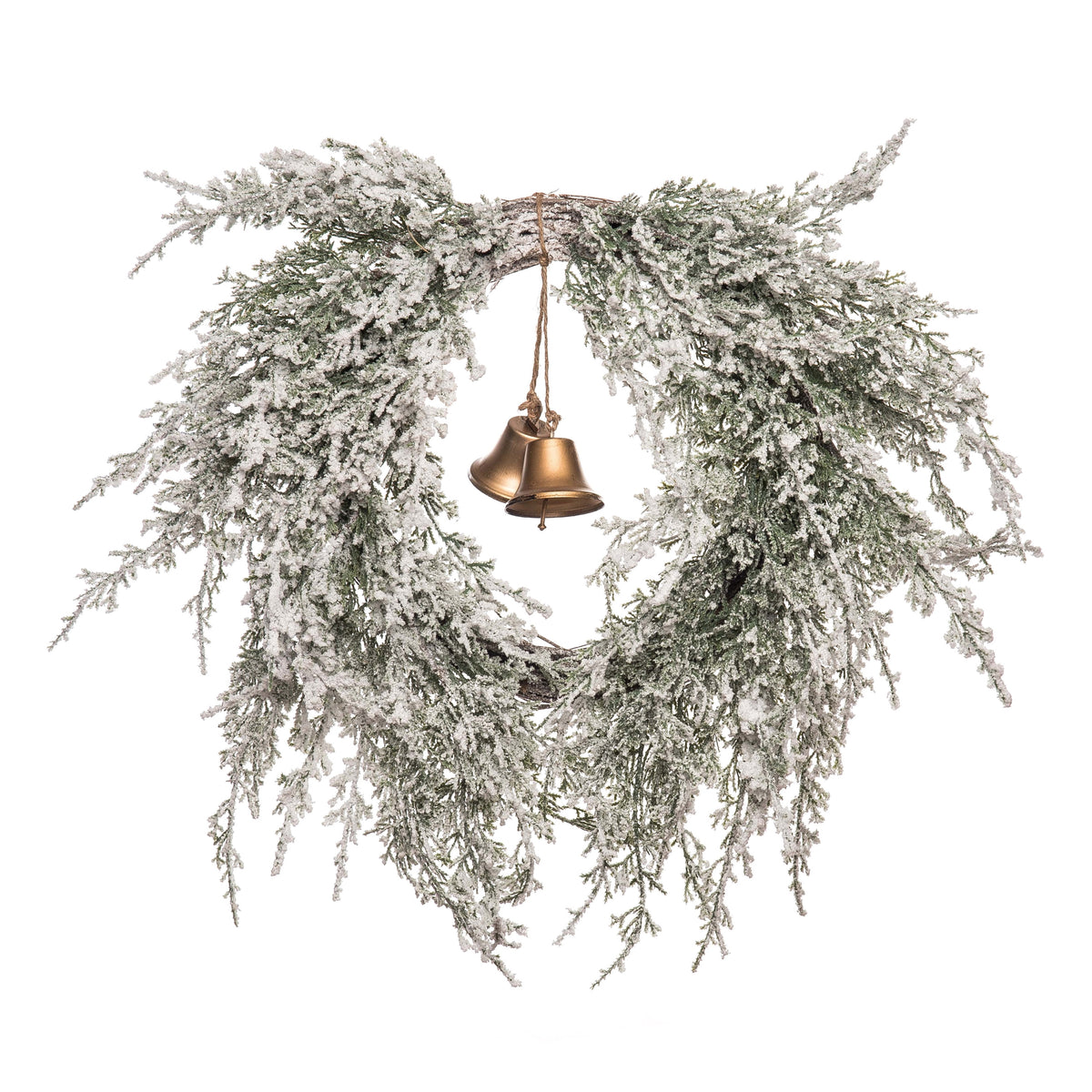 Lush Greenery & Snow Wreath – Transpac Brands