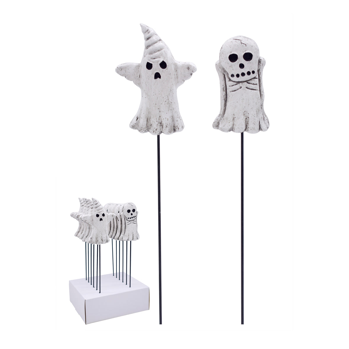 Res Frightful Ghost Pick,2 Designs,6 Each Assorted In Display ...