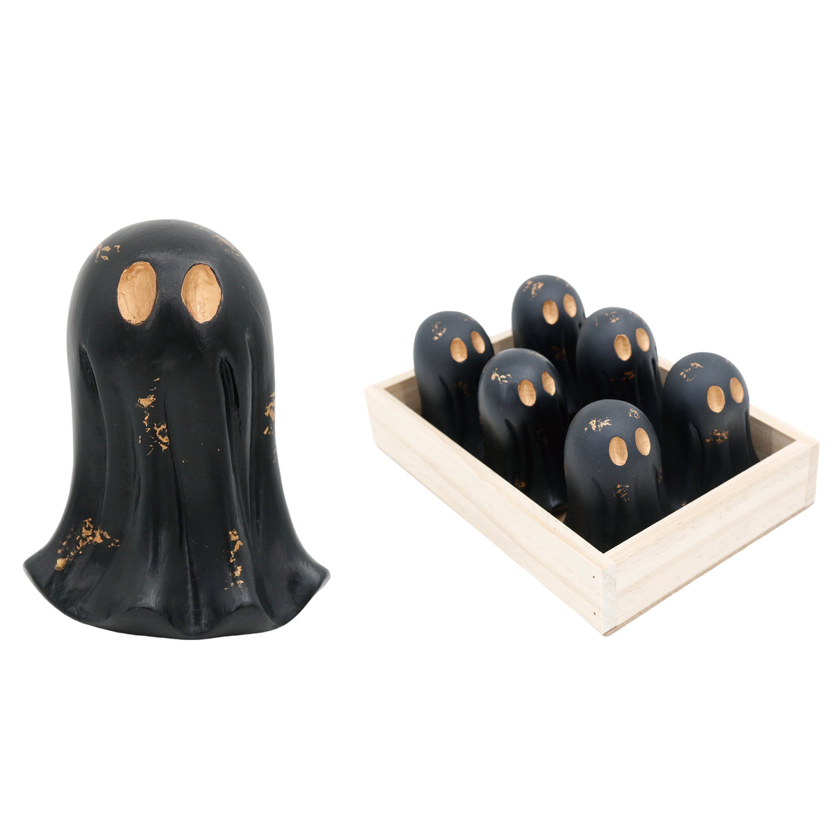 Mini Resin Black and Copper Ghost 1 Style/6 PDQ – Transpac Brands