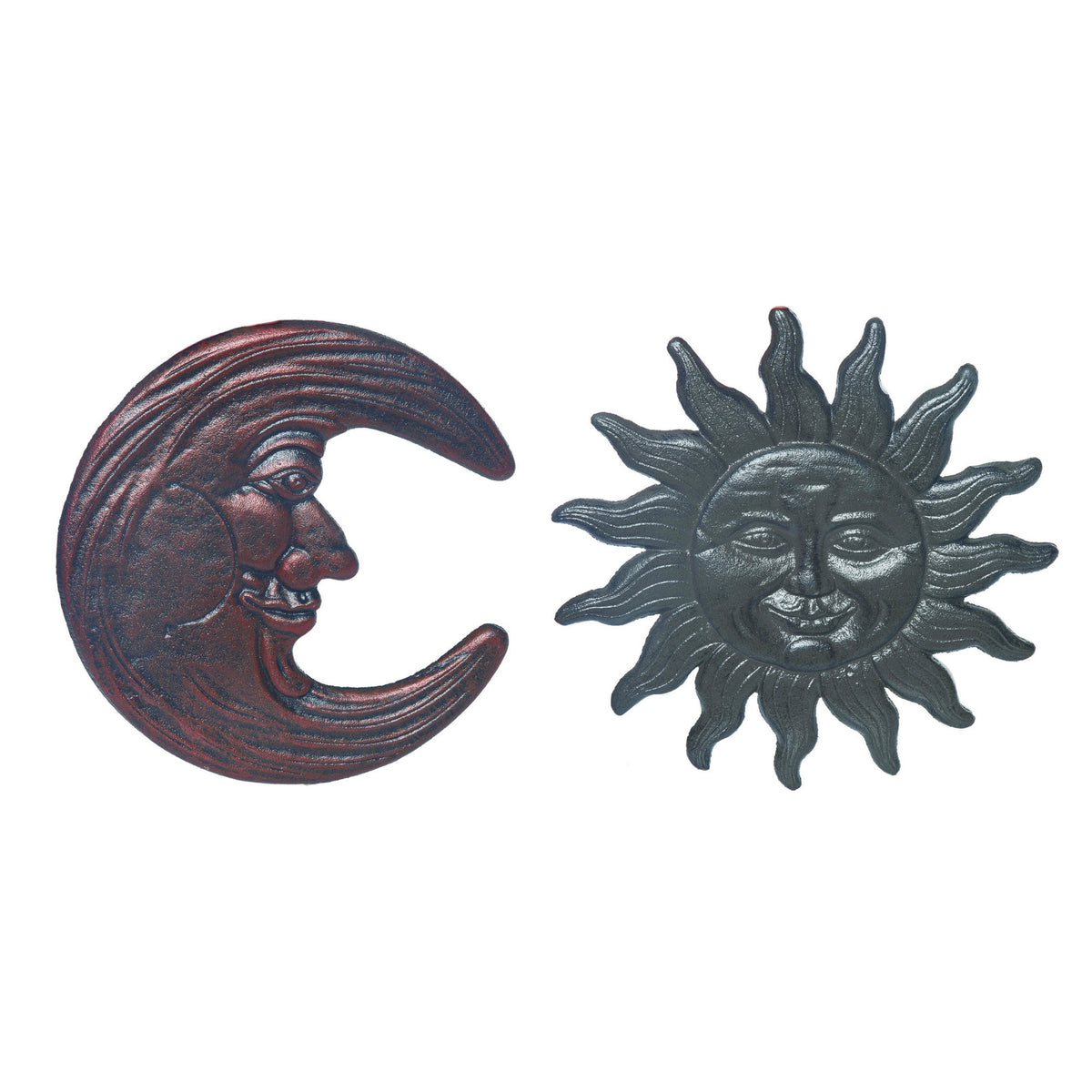 Cast Iron Sun & Moon Stepping Stone 2 Asst – Transpac Brands