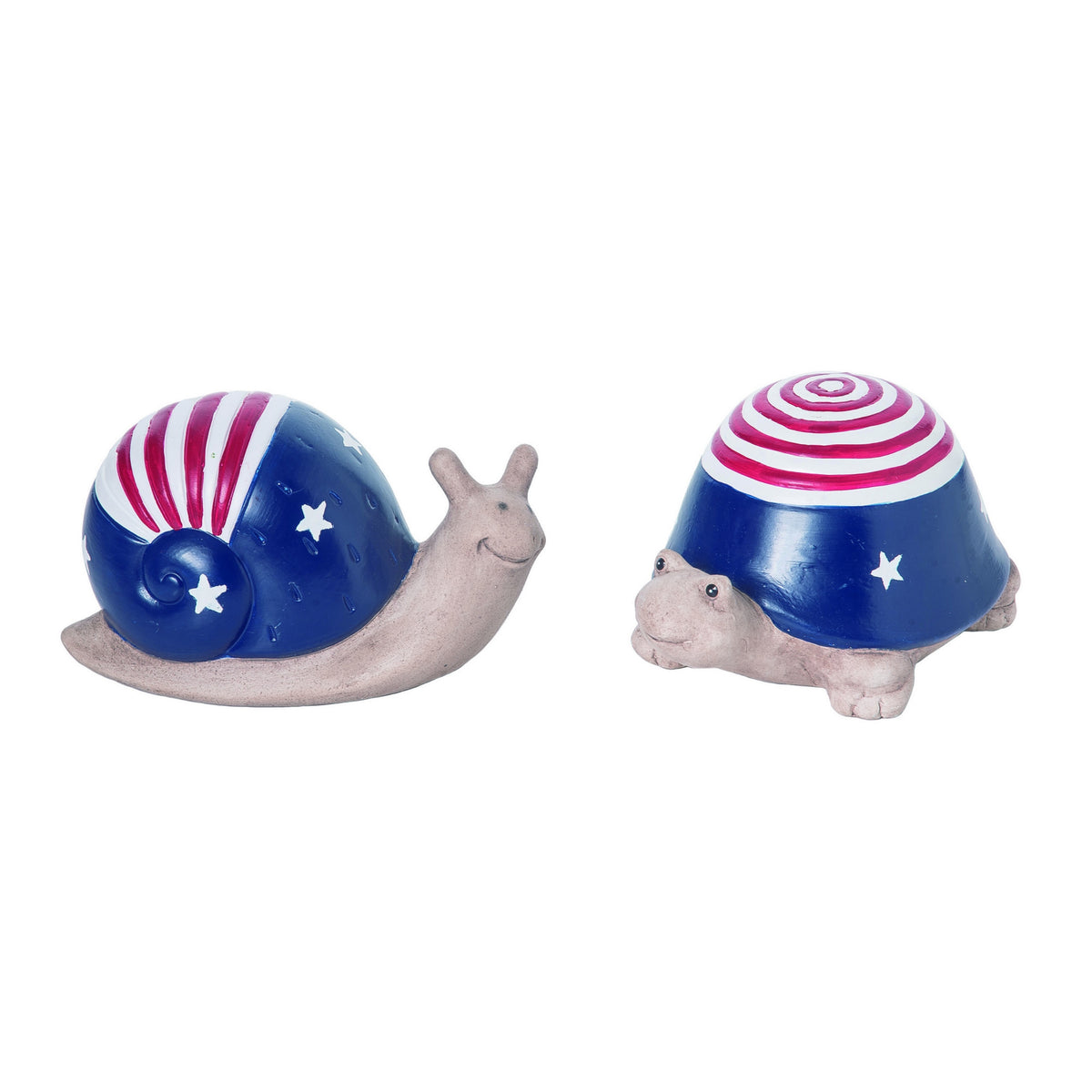 T/C Patriotic Turtle / Snail Fig 2 Asst – Transpac Brands