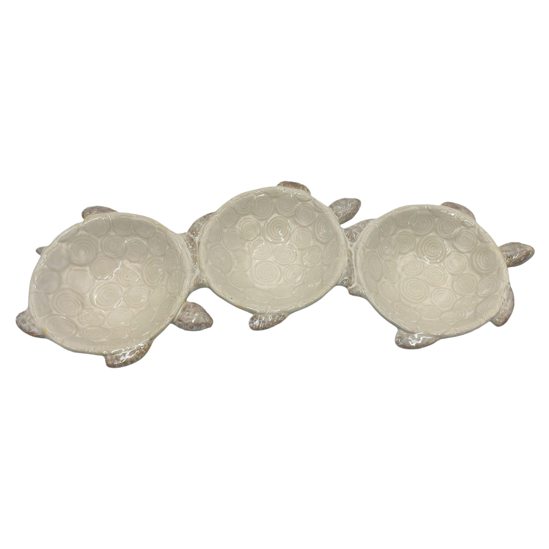 Cer Turtle 3 Section Bowl – Transpac Brands