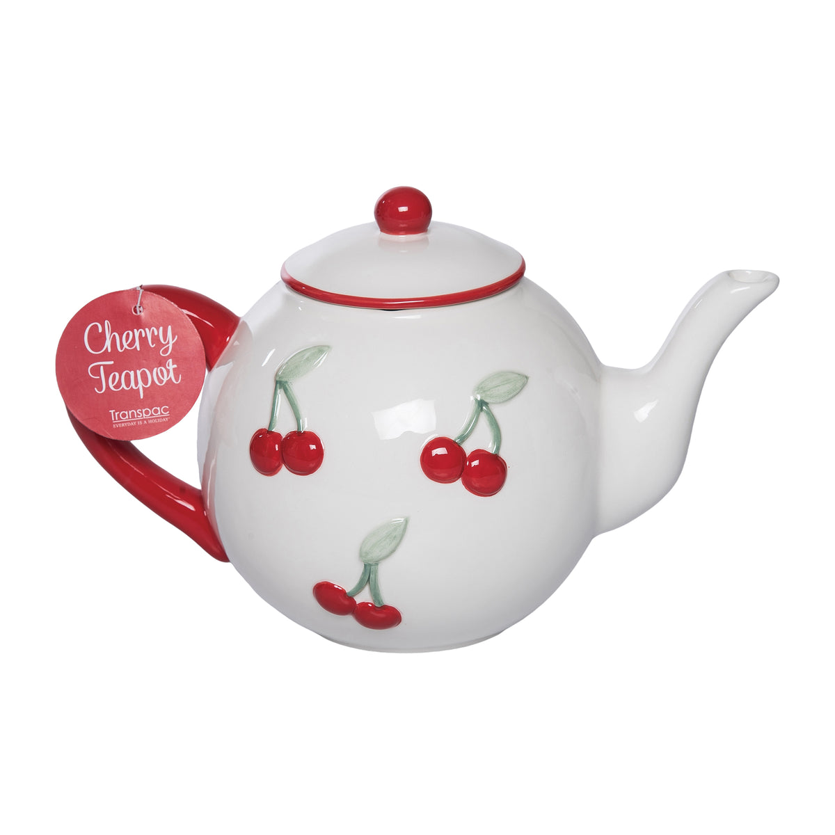 Dol Cherry Teapot w/Lid – Transpac Brands