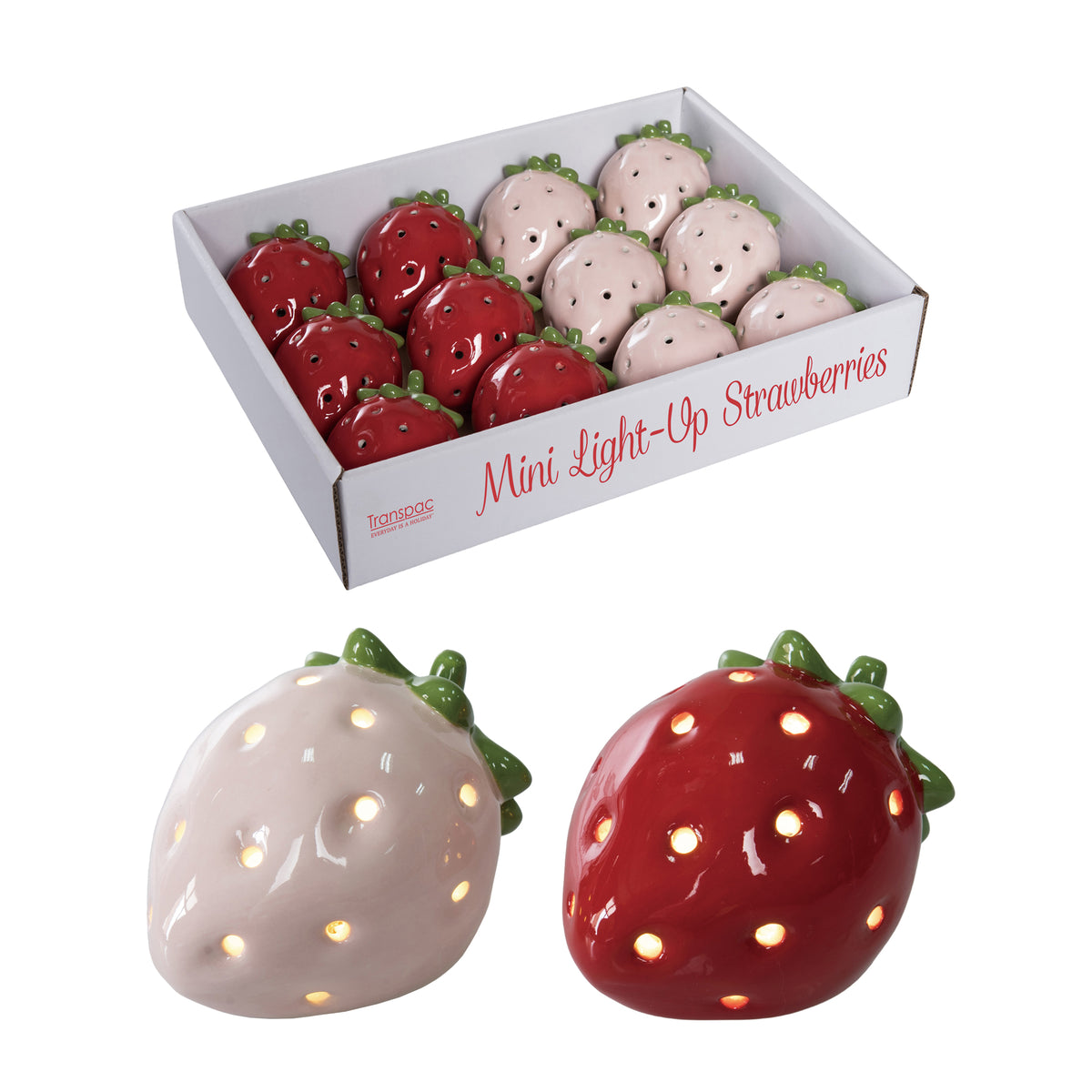 Dol Light Up Mini Strawberry 2Styl/6EA/12PDQ – Transpac Brands