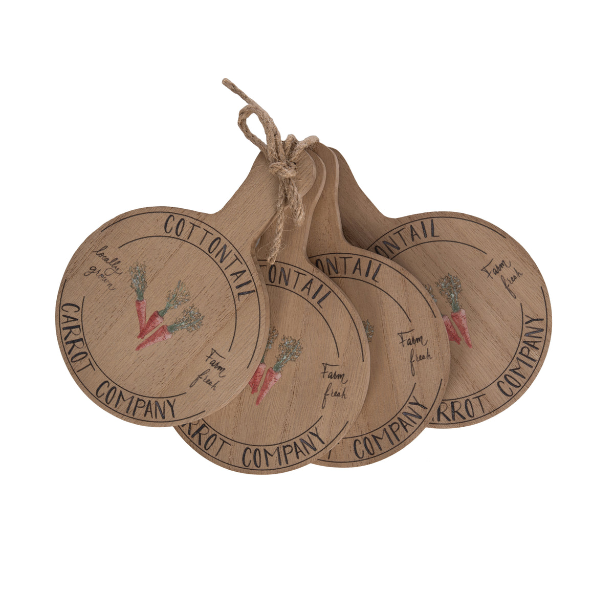 MDF Mini Carrot App Board S/4 – Transpac Brands