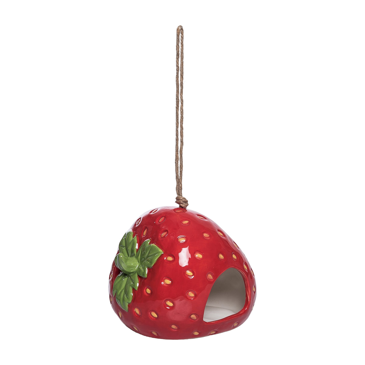 Dol Fly Through Strawberry Bird Feeder – Transpac Brands