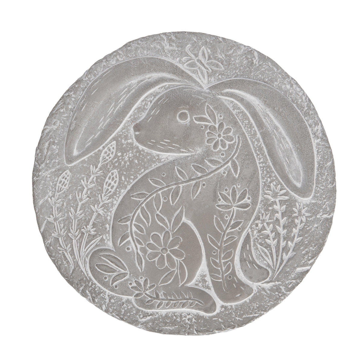 Cement Stepping Stone Rabbit – Transpac Brands