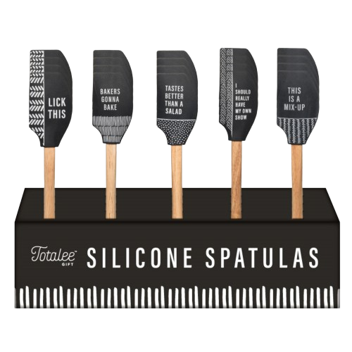 Black Spatulas With Display Set Of 24 – Transpac Brands
