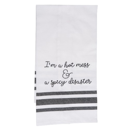Hot Mess & A Spicy Disaster Tea Towel – Transpac Brands