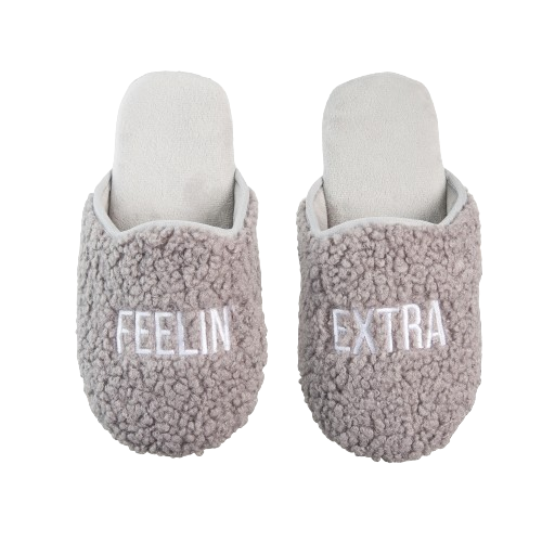 Feelin' Extra Fabric Slippers Sm/Med – Transpac Brands